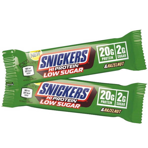 Snickers Hi Protein Bar Low Sugar Hazelnut (57g)